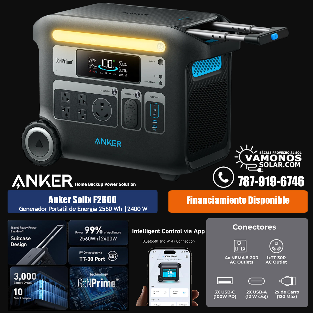 Vámonos Solar Puerto Rico | Batería Anker